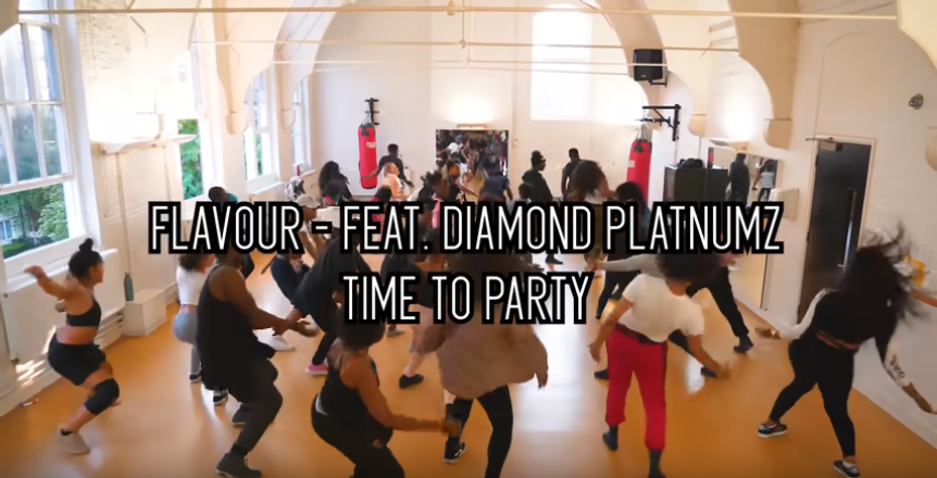Flavour - Time to Party (Feat. Diamond Platnumz) Official Dance Video ...
